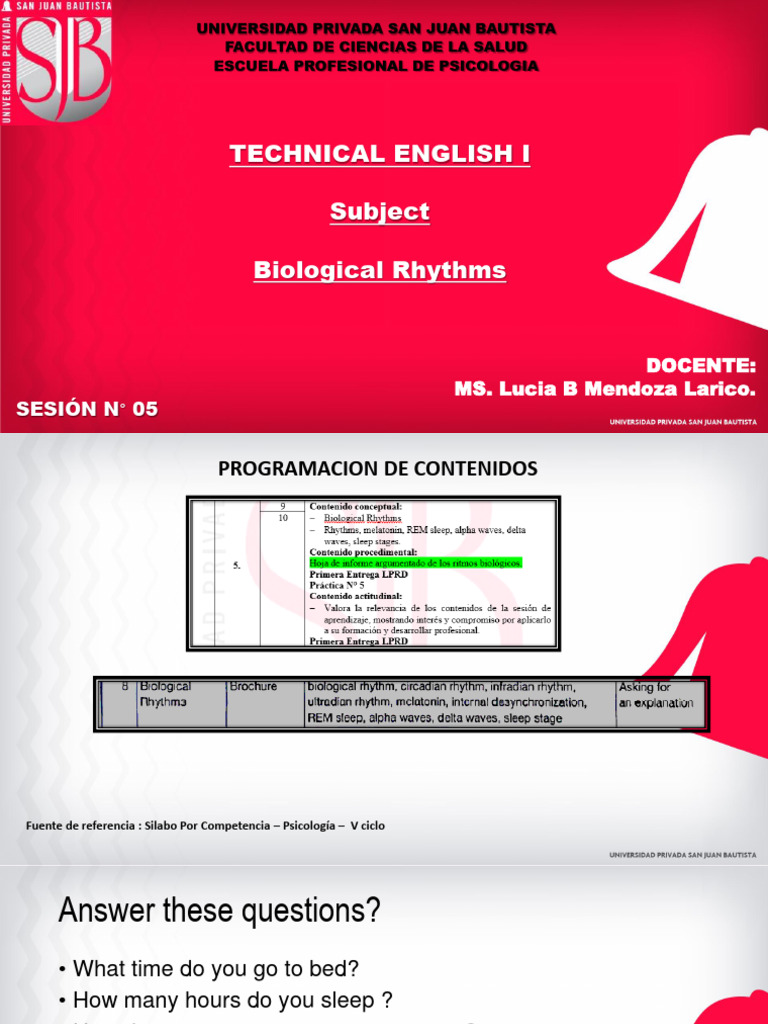 Understanding Biological Rhythms | PDF | Sleep | Circadian Rhythm
