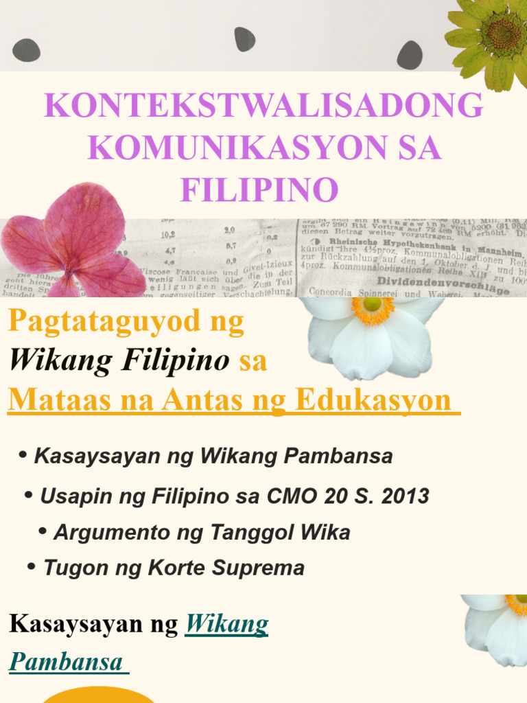 Part 1 Fil3 Lesson Material | PDF