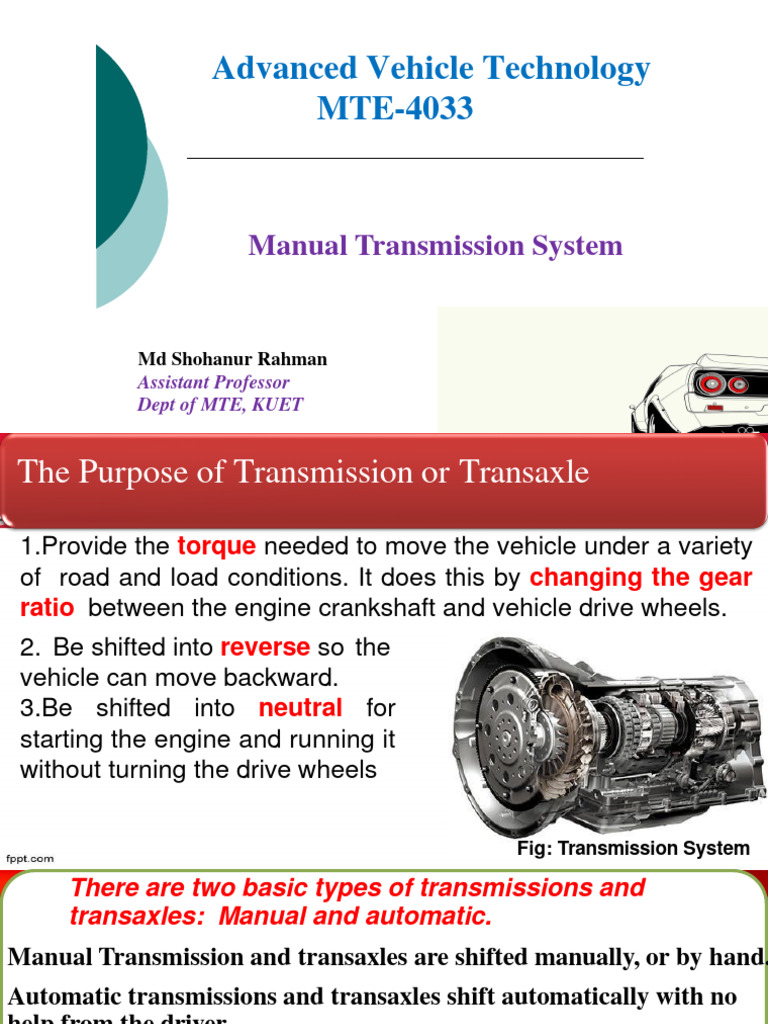 Manual Transmission Insights | PDF | Manual Transmission | Automatic ...