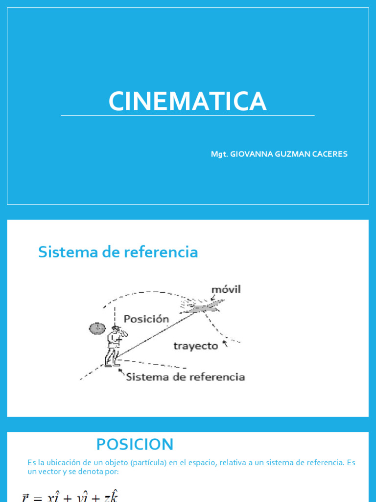 Cap. 3 Cinemática | PDF