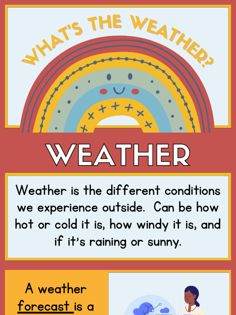 Weather Vocab | PDF