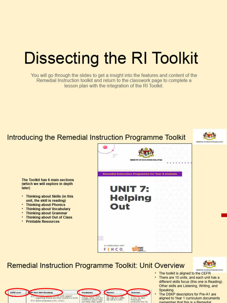Remedial Toolkit for Teachers | PDF | Phonics | Teaching