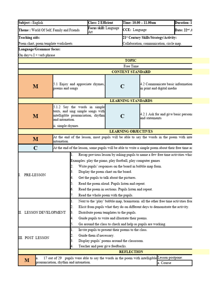 RPH Week 7 | PDF | English Language | Learning
