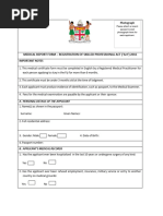PNG Medical Examination Report Form | PDF | Human Diseases And ...