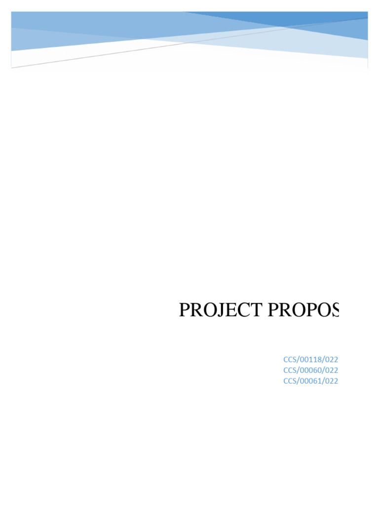 project proposal sample | Download Free PDF | Privacy | User (Computing)
