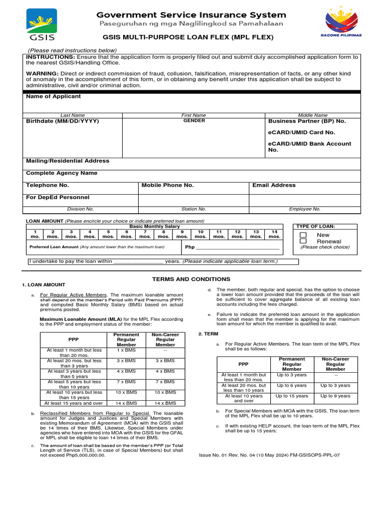 Gsis Pdf Loans Interest