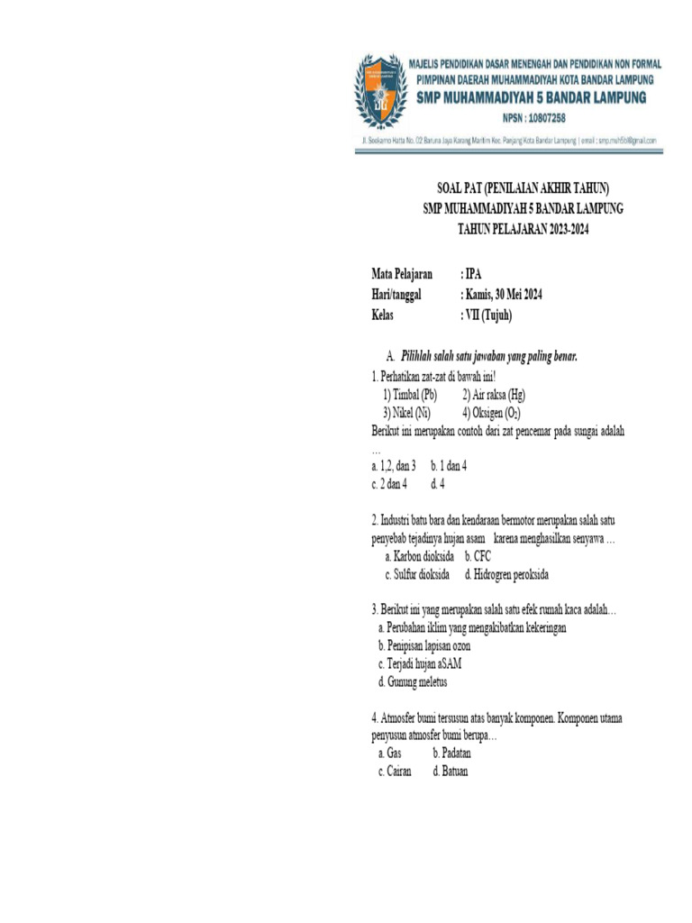 Penipisan Ozon dan Sumber CFC | PDF