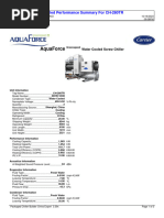 300 TR Water-Cooled Chiller Specs | PDF | Mechanical Engineering ...
