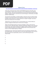 Alligator River Story Character Analysis | PDF