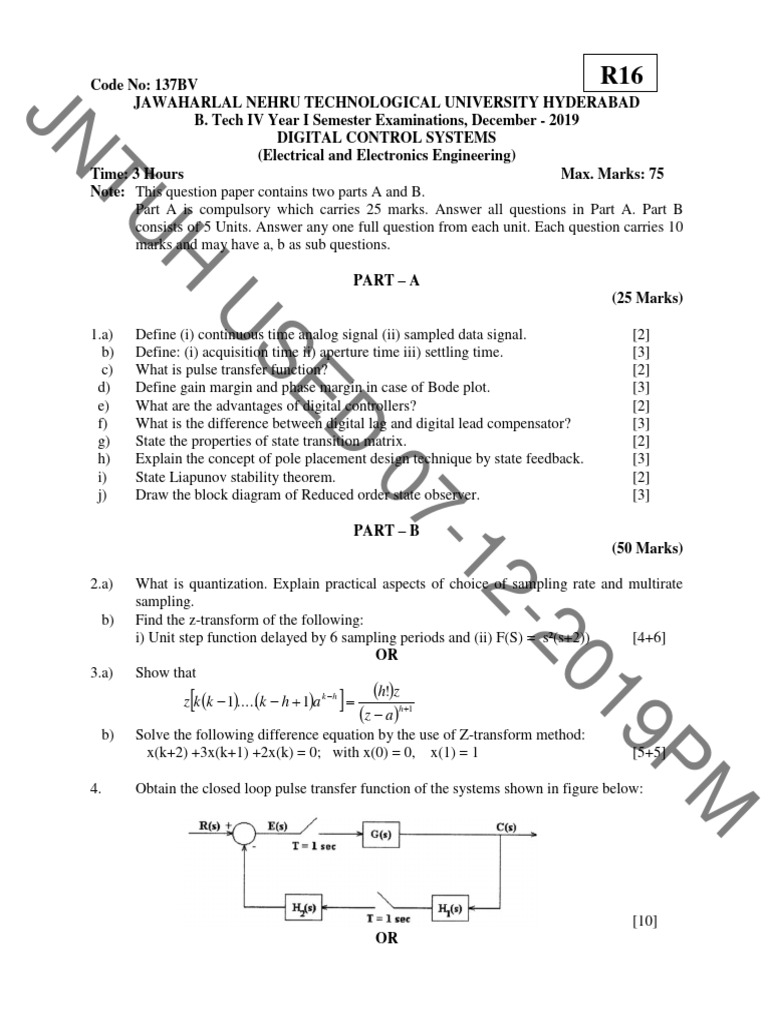 digital control system 7 | Download Free PDF | Control Theory | Applied Mathematics