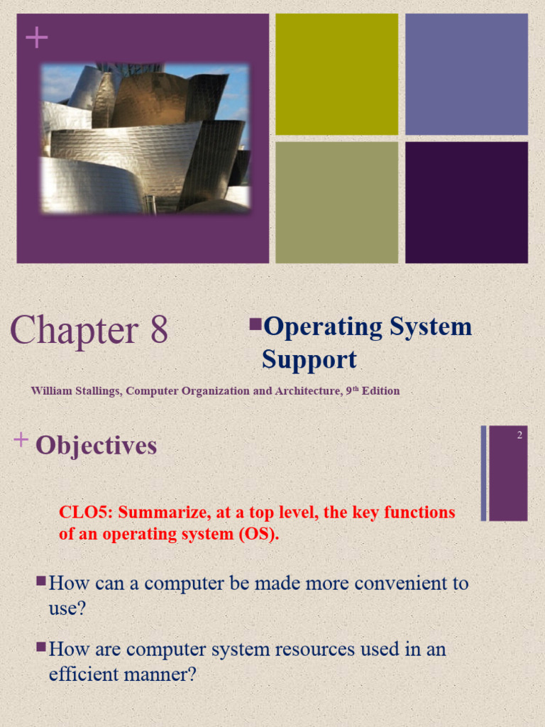 Slot09 CH08 OperatingSystemSupport 43 Slides | PDF | Scheduling (Computing) | Operating System