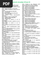 Frases H y P en Productos Químicos | PDF | Alergia | Agua