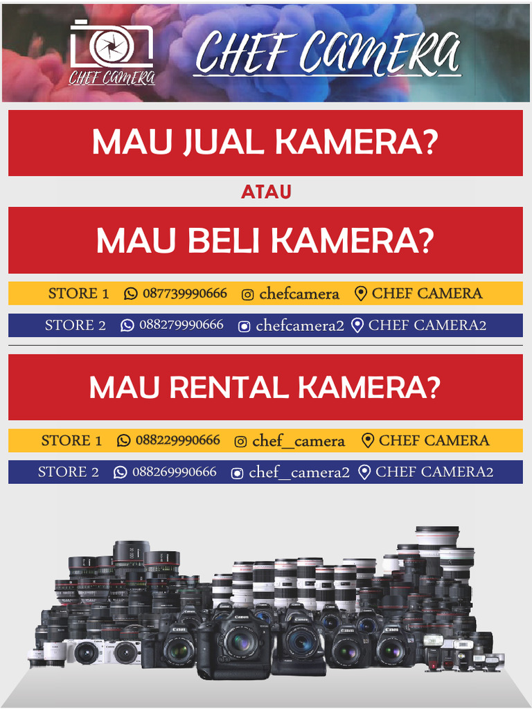 Price List Chef Camera Update Agustus 2022 | PDF