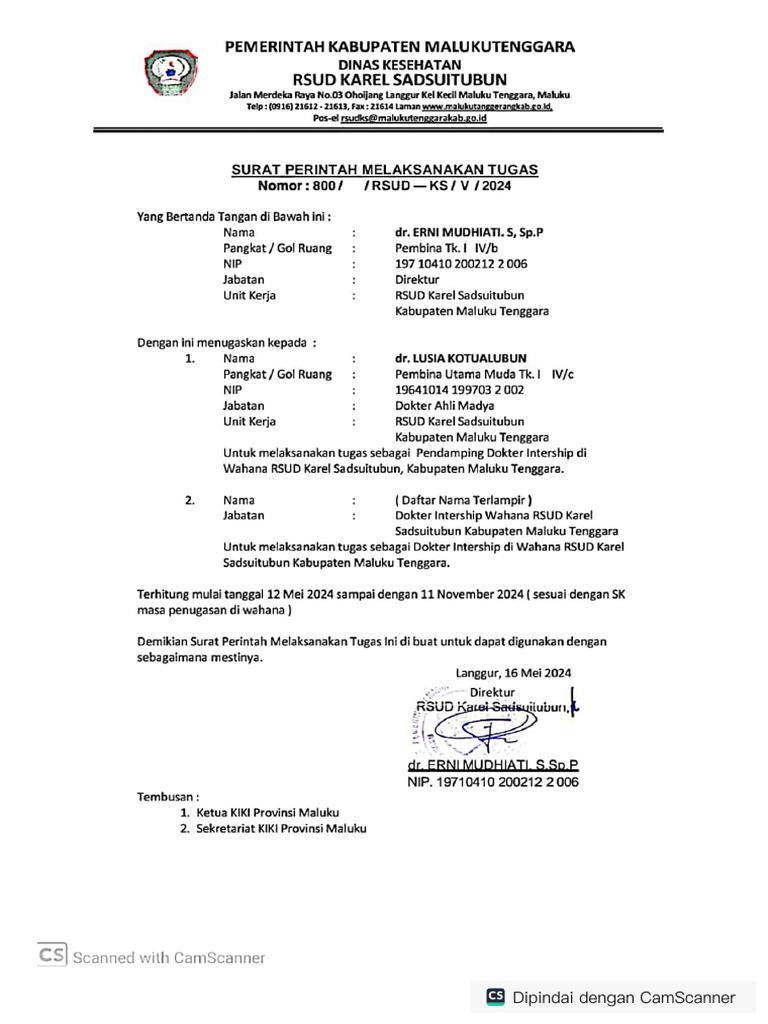 Rs Karel Sadsuitubun 12 Mei-11 November 2024 | PDF Rs Karel Sadsuitubun 12 Mei-11 November 2024 | PDF
