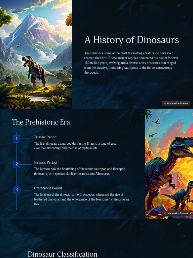 A History of Dinosaurs | PDF | Dinosaurs | Paleontology