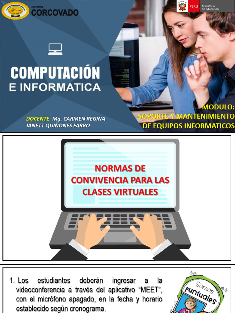 Normas de Convivencia en Clases Virtuales | PDF