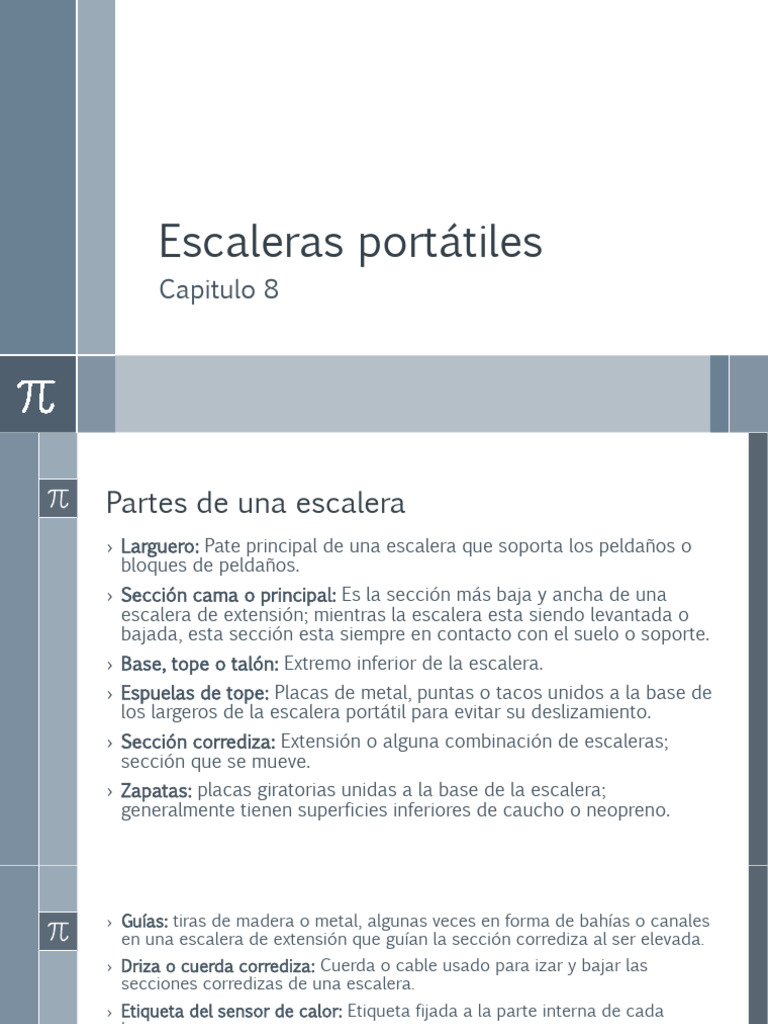 Escaleras Portátiles | PDF | Escalera