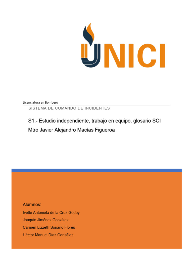 Sistema de Comando de Incidentes SCI | PDF | Planificación | Logística