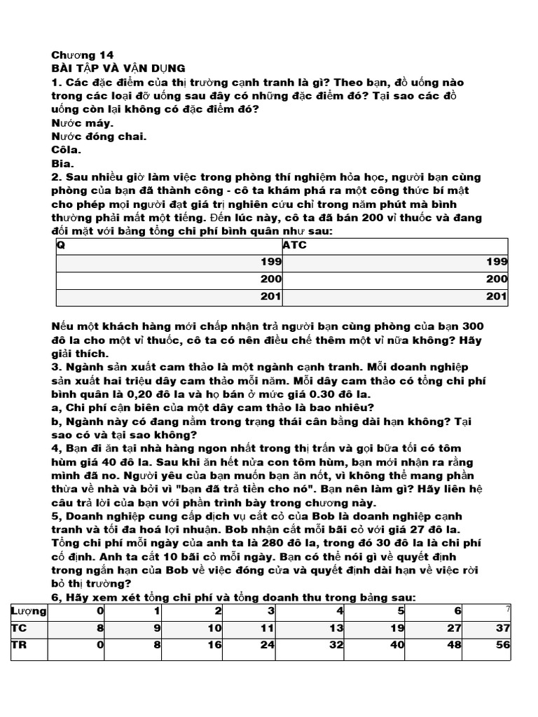 bài tập và vận dụng ktvm | PDF