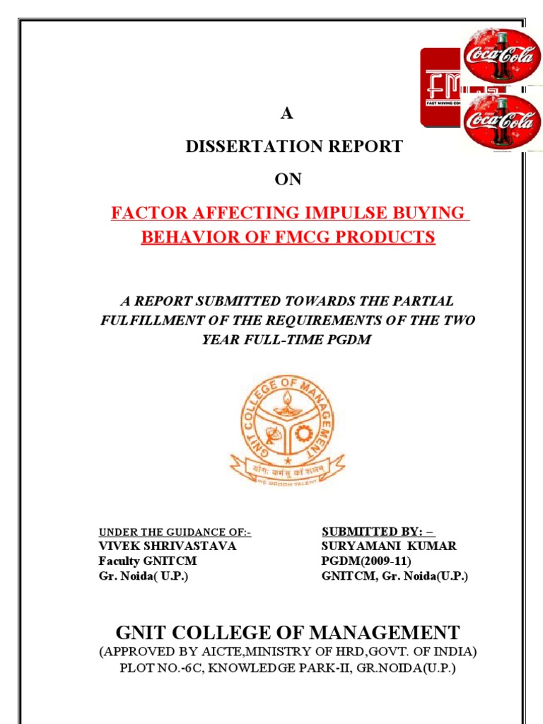 Desertation Report | PDF | Attitude (Psychology) | Advertising