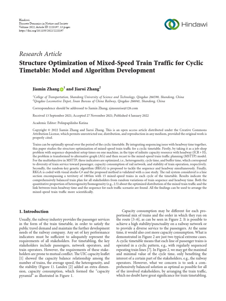 Research Article | PDF | Mathematical Optimization | Genetic Algorithm