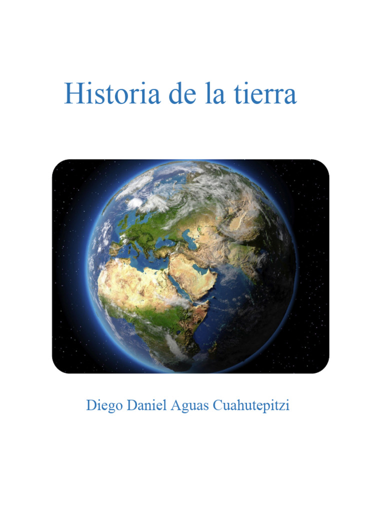 Historia de la tierra | PDF | Tierra | Agua