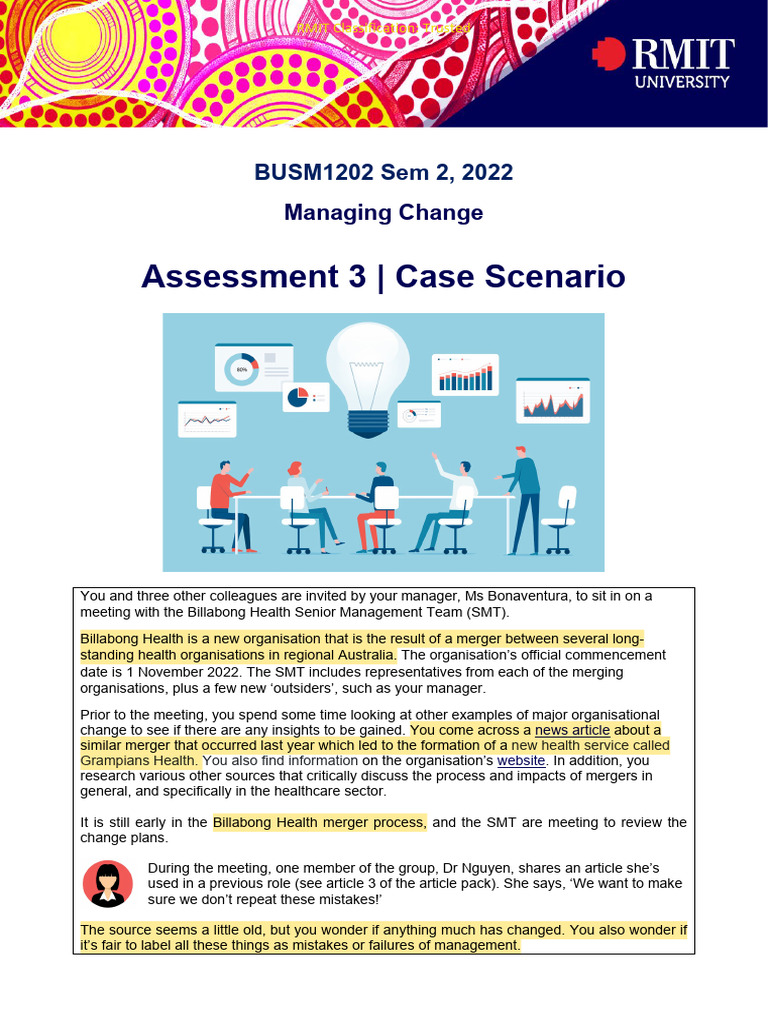 Assessment 3 Case scenario | PDF
