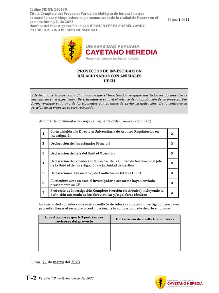 SIDISI 210139 Formato F2 | PDF