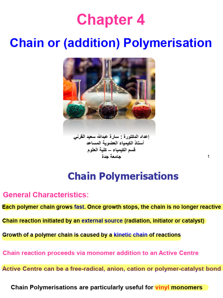 Chapter 4.. | PDF | Polymerization | Polymers