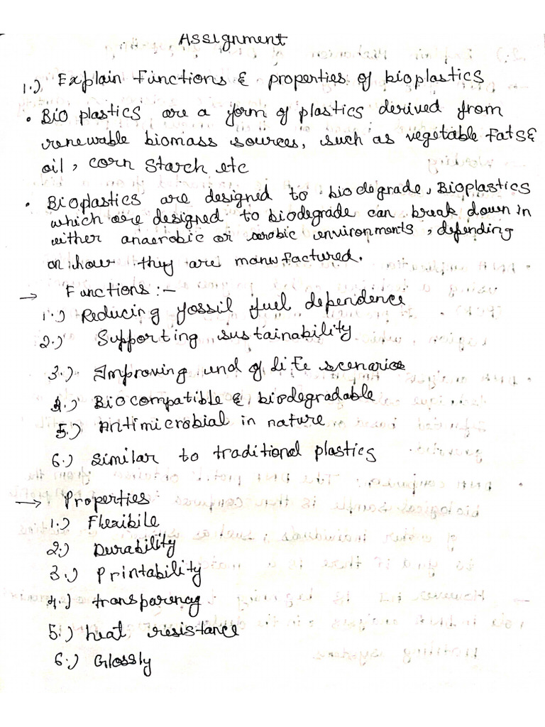 Bio Assignment Soln | PDF