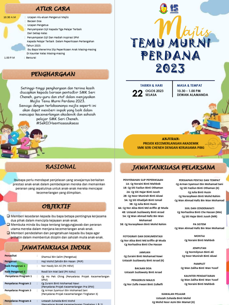 BUKU-PROGRAM Temu Murni 2023 | PDF