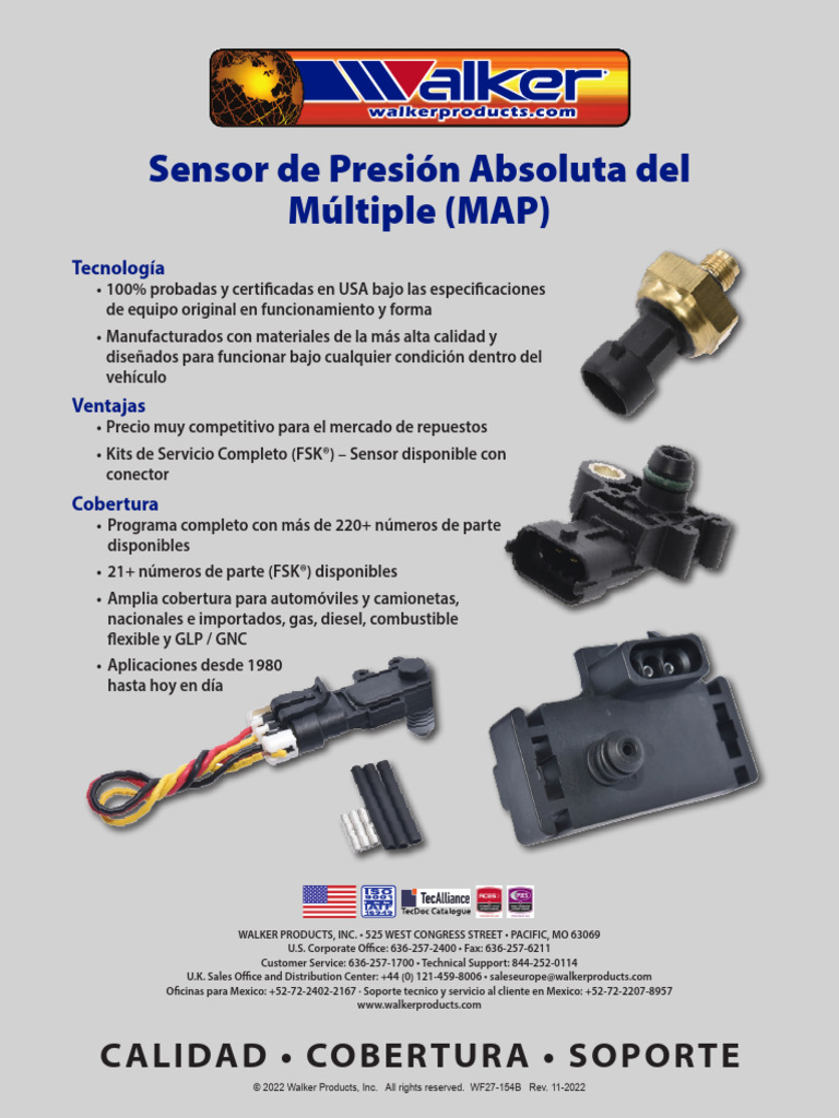 MANIFOLD-ABSOLUTE-PRESSURE-SENSORS-Spanish | PDF