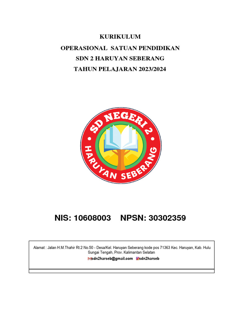 Kosp SDN 2 Haruyan Seberang | PDF
