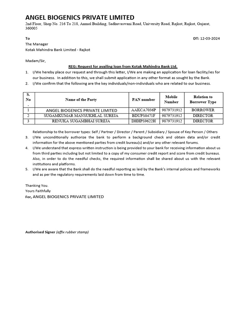 Cibil Form | Download Free PDF | Banks | Credit Bureau