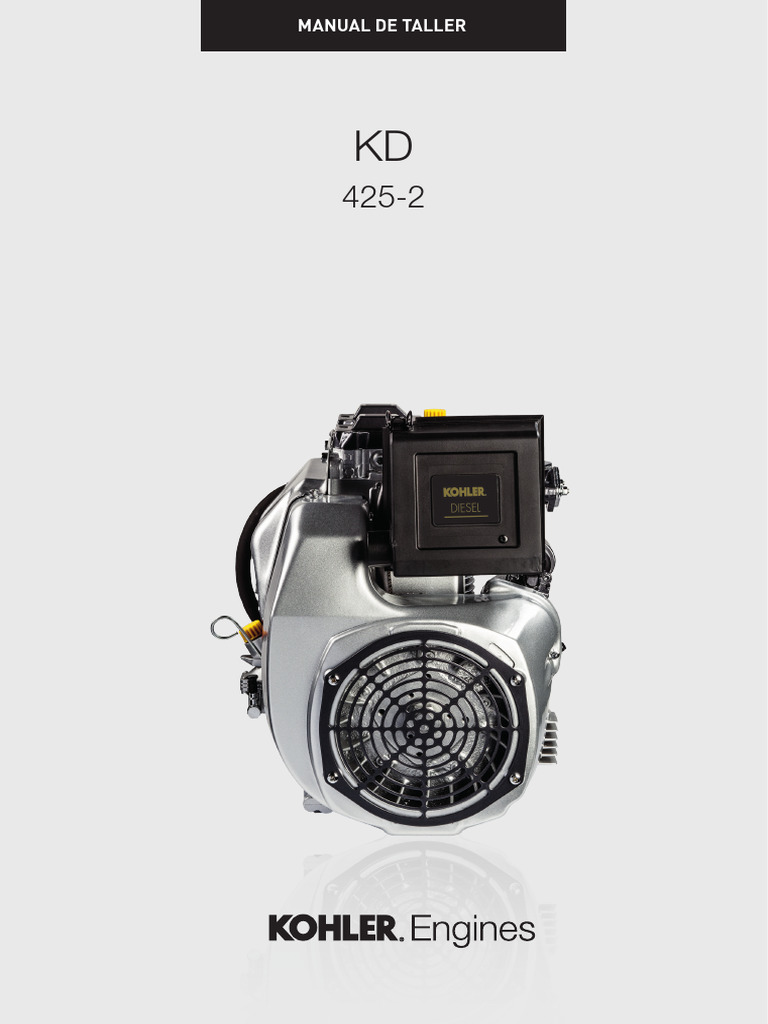 Manual Motor Kohler Diesel KD425-2 | PDF | Inyección de combustible ...