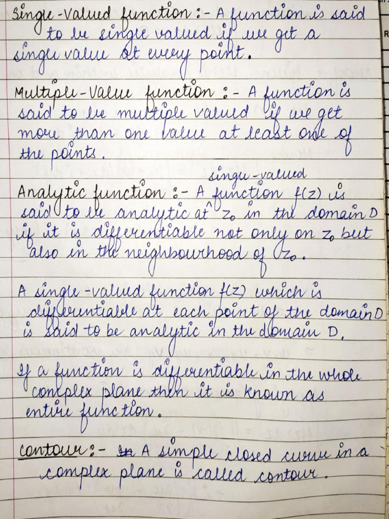 Complex Analysis 1 Pdf Analytic Function Mathematical Concepts