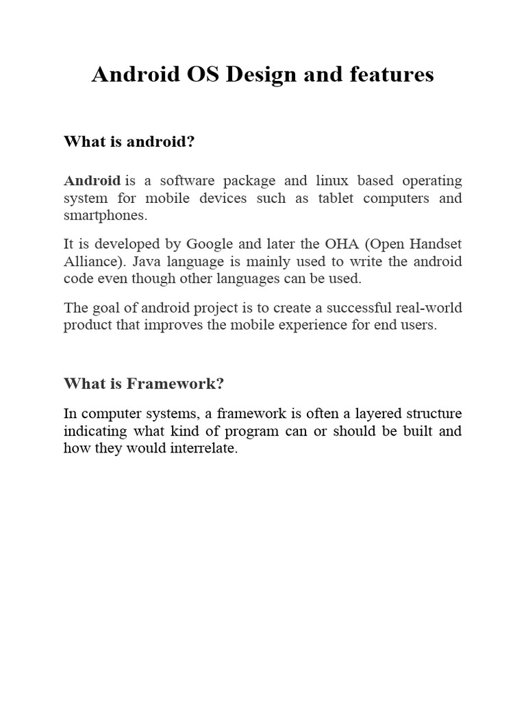 Mobile Application UNIT1 | Download Free PDF | Android (Operating System) | Application Software