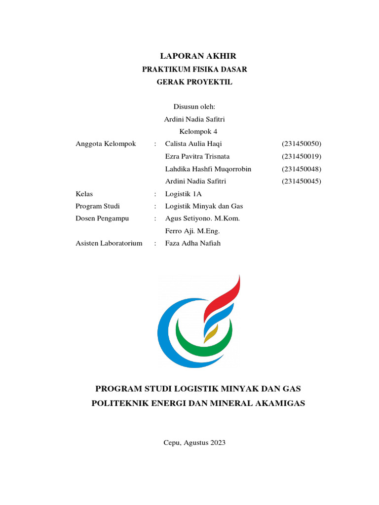 Final Laporan PROYEKTIL | PDF