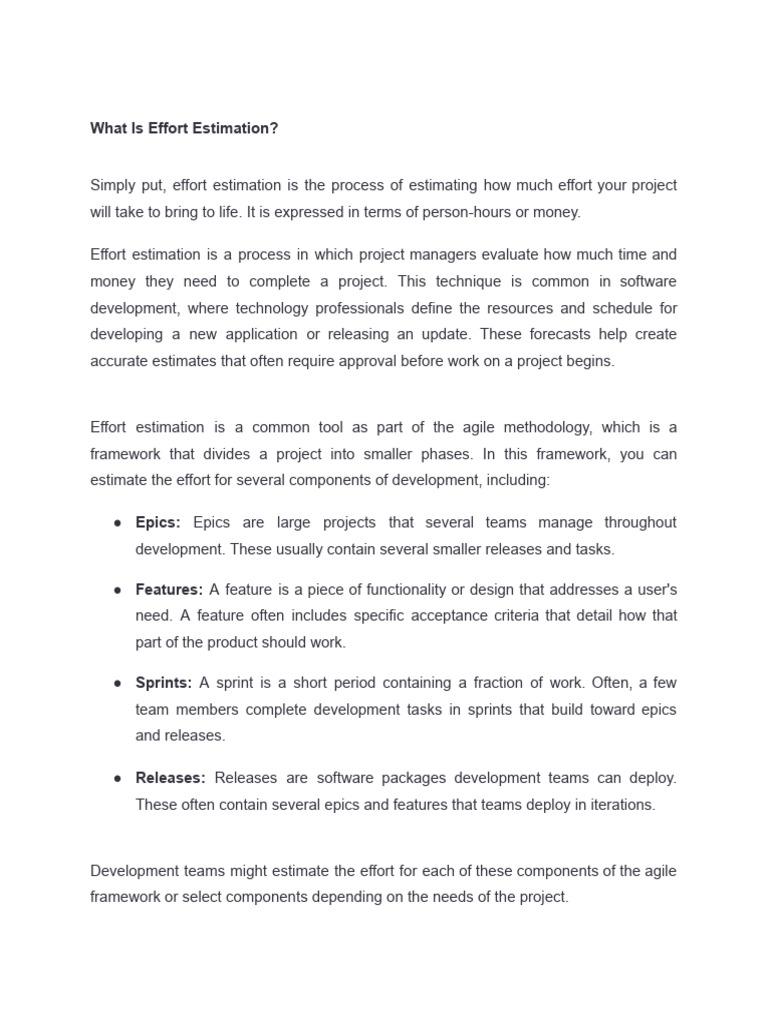 Software Estimation Techniques - N | PDF | Expert | Decision Making