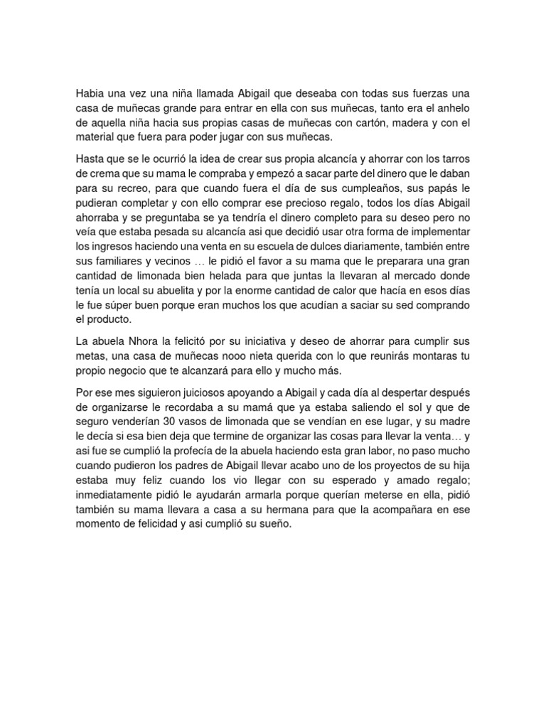 Abigail y Su Casa de Muñecas - Juli Alexandra Gómez Angulo | PDF