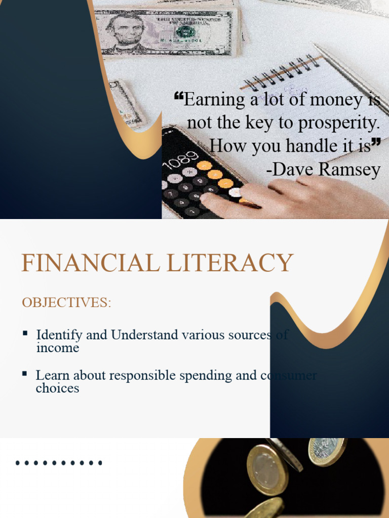 Topic 1 | PDF | Expense | Financial Literacy