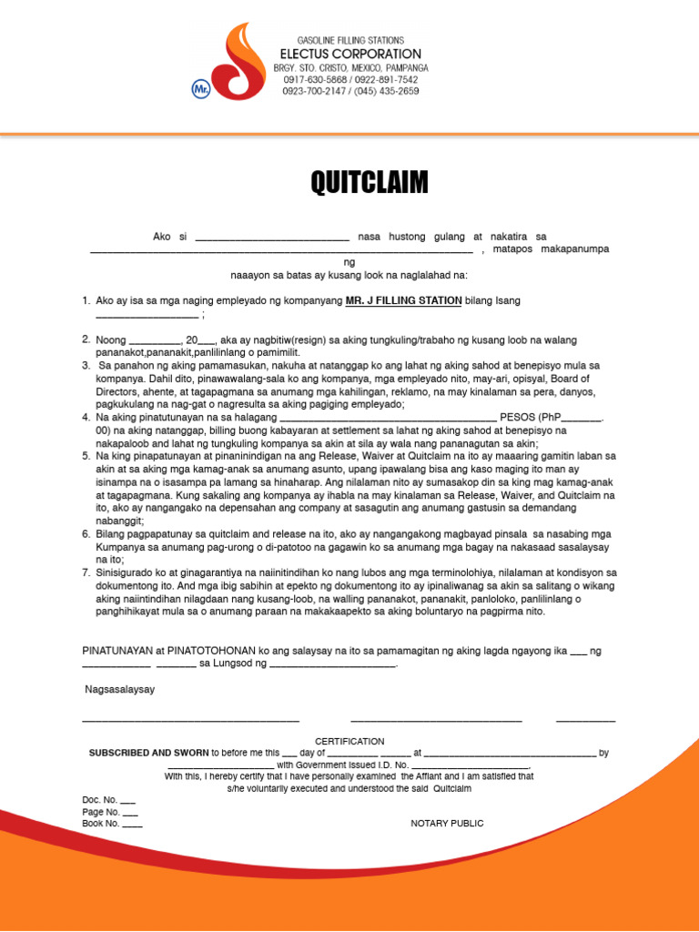 Quitclaim | PDF