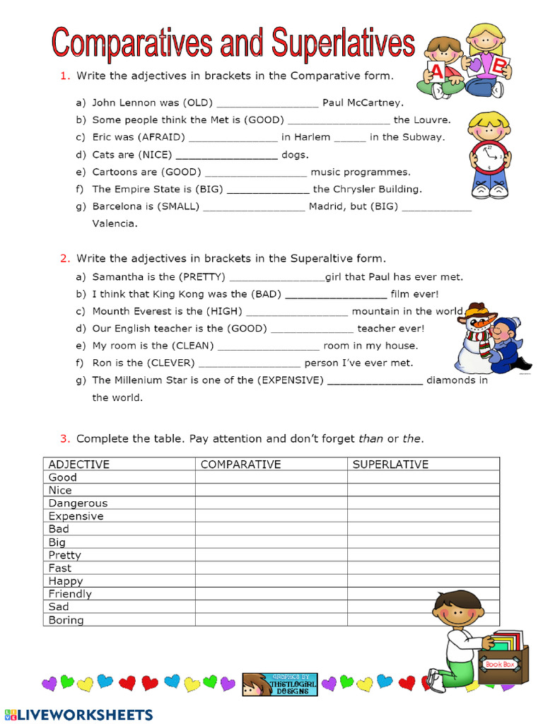 Comparative and Superlative | PDF