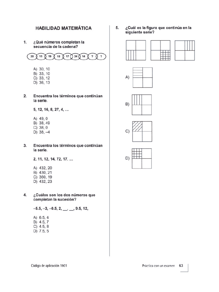 Examen Simulacro Comipems 1 | PDF
