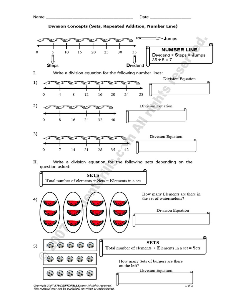 Division Concepts 1 | PDF | Equations | Mathematics