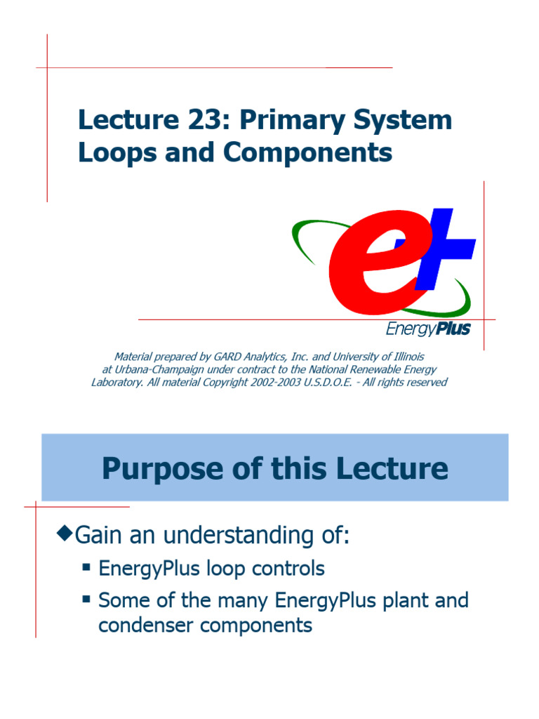 Lecture 23 Primary System Components | PDF | Boiler | Heat Exchanger