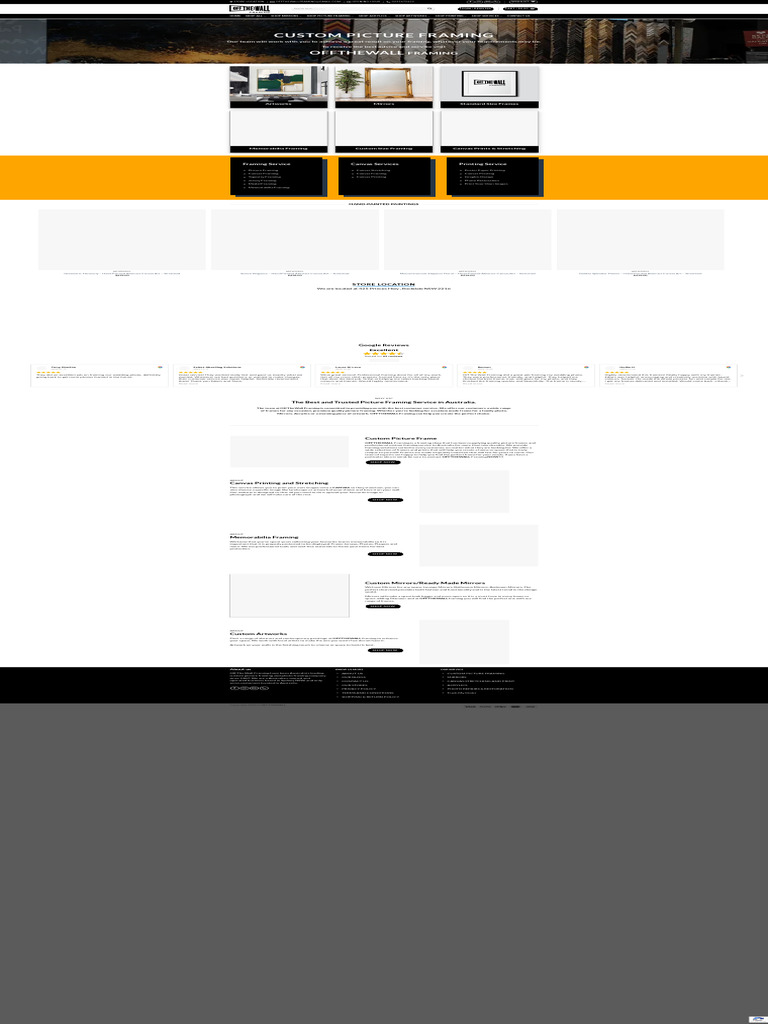 Buy Best Quality Picture Frames in Sydney | PDF | Canvas