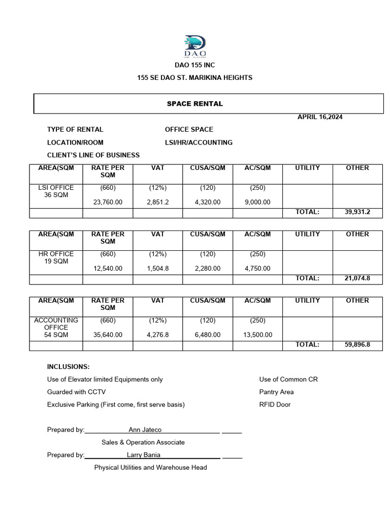 Quotations | PDF | Warehouse