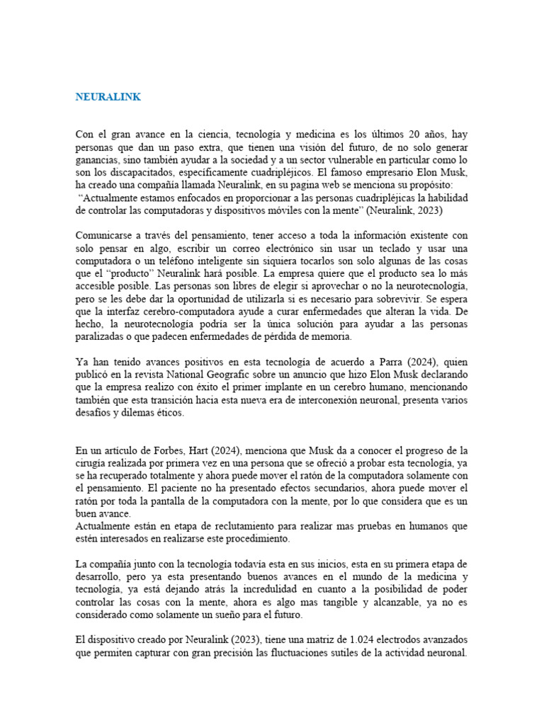 Neuralink | PDF | Neurociencia