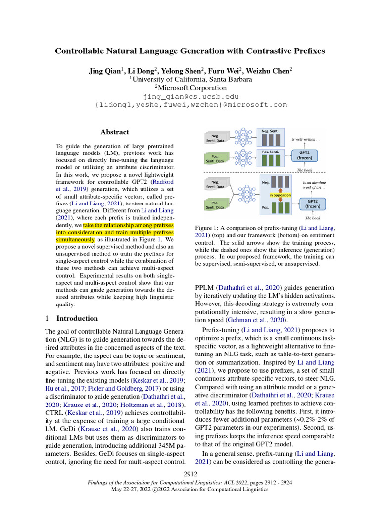 ACL Findings - 2022 - Jing Qian - Controllable Natural Language Generation With Contrastive ...